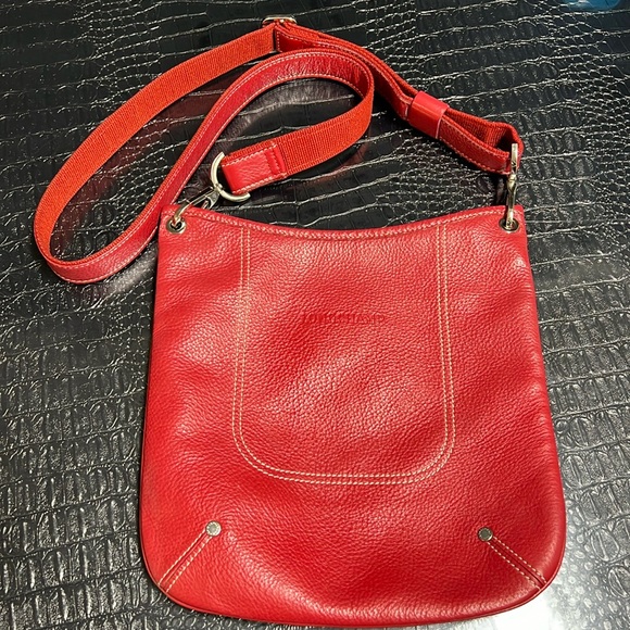 Longchamp | Bags | Longchamp Leather Crossbody Authentic | Poshmark